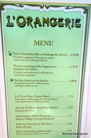 L'Orangerie: 2013 Epcot Flower and Garden Festival | the disney food blog