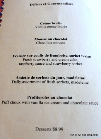 Review: Les Chefs de France in Epcot's France Pavilion | the disney ...