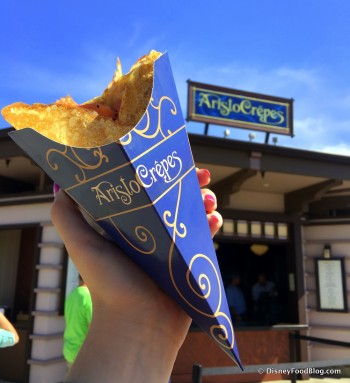 First Look and Review: AristoCrepes at Disney Springs | the disney food ...