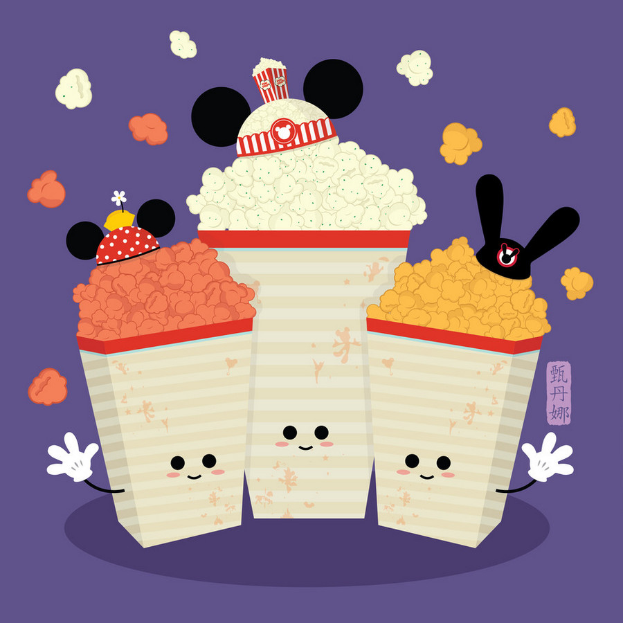 Cute Food Art by Donna Yan — Disney World Edition! | the disney food blog