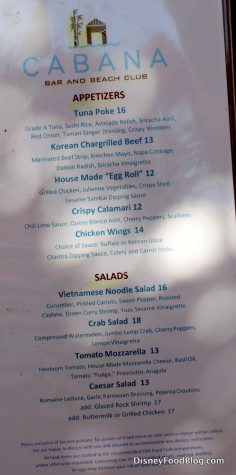 Review: Aioli Madness at Cabana Bar and Beach Club at The Walt Disney ...