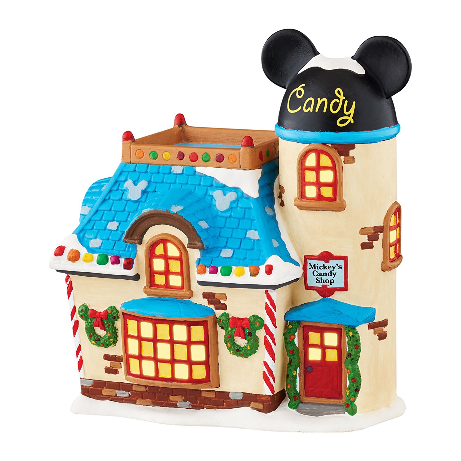 mickey mouse candy village house figurine | the disney food blog