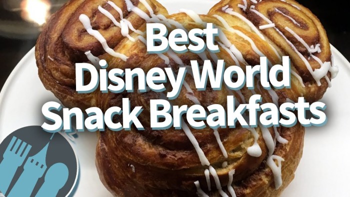 DFB Video: Best Disney World Snack Breakfasts! | the disney food blog