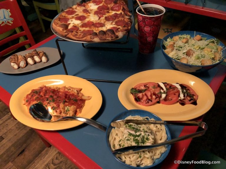 Review! NEW Pizzafari Family-Style Dining in Disney World's Animal ...