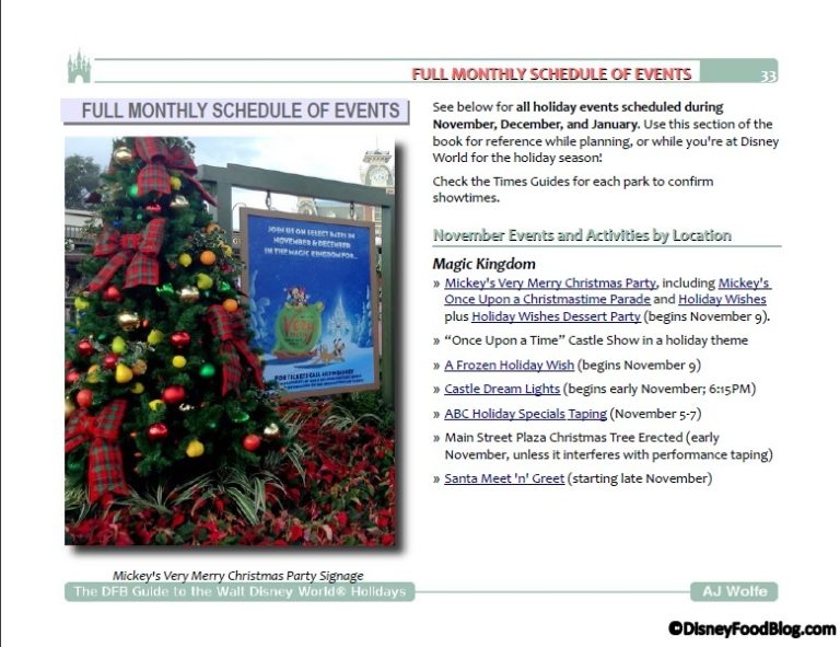 Take a Look INSIDE The Best Disney World Holiday Planning Resource ...