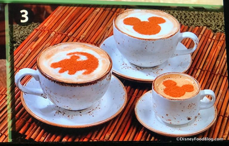Get SIMBA or MICKEY on Your Coffee at The Mara in Disney's Animal ...