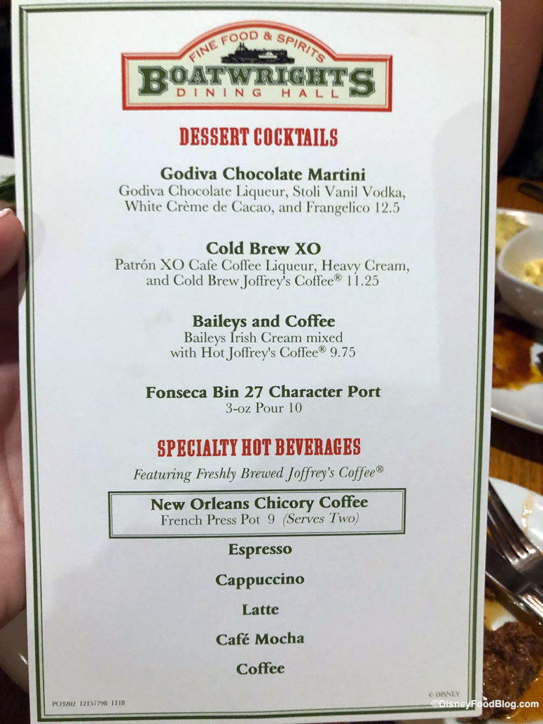Review: Boatwright's Dining Hall at Port Orleans Riverside – Including ...