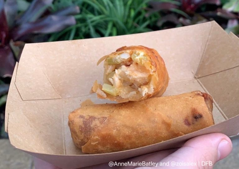 News! Buffalo Chicken Spring Roll Debuts at Disney World's Magic ...