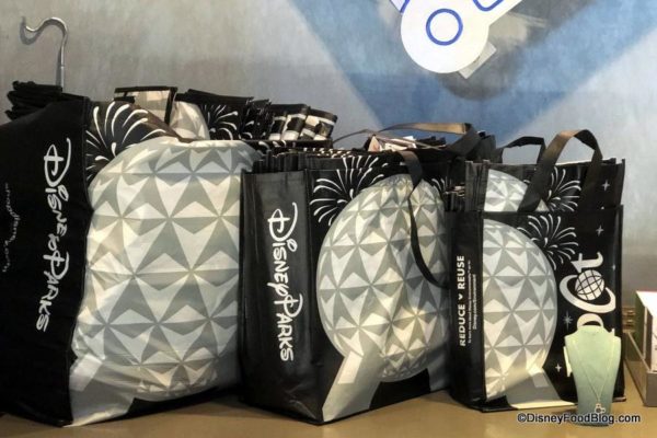 Epcot Reusable Shopping Bags Now Available | the disney food blog