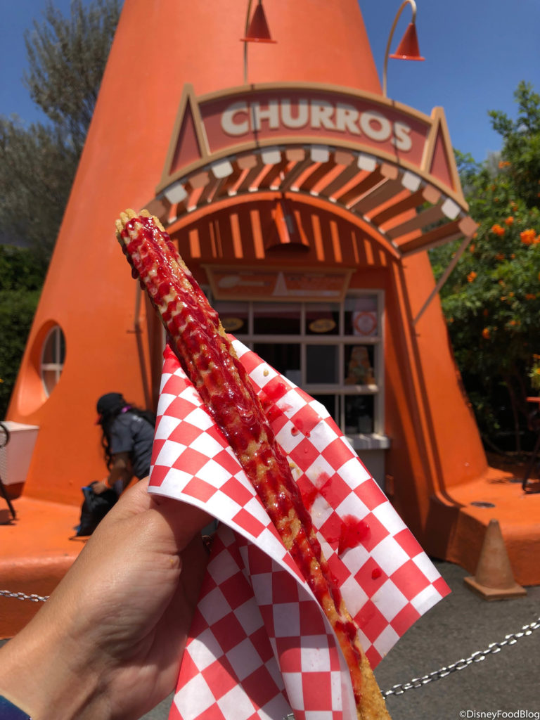 NEW! Sally's Summer Cheesecake Churro at Cozy Cone Motel at Disney ...