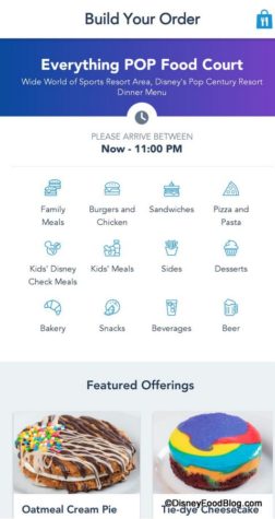 Everything POP Food Court at Pop Century Resort Now Offering Mobile ...