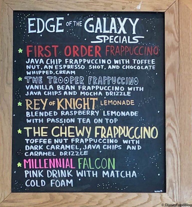 Star Wars Edge of the Galaxy Drinks Now Available in Disney Springs ...