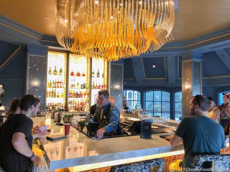 Photo Tour! NEW Enchanted Rose Bar and Lounge Opens at Disney World's ...