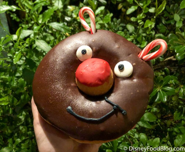 Review! Rudolph the Red-Nosed DONUT Sleighs Into Disney World! | the ...