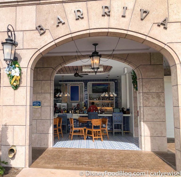 See What FOOD Bar Riva Will Be Serving at Disney's New Riviera Resort ...