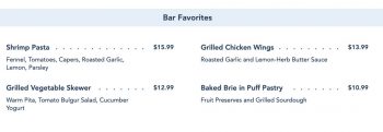 See What FOOD Bar Riva Will Be Serving at Disney's New Riviera Resort ...