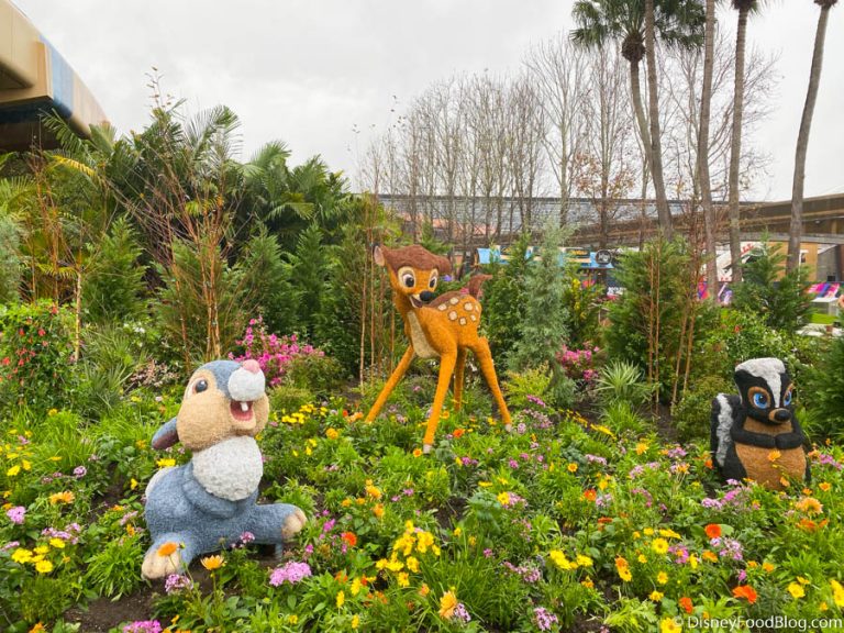Sneak Peek: See Some of the Disney Topiaries and Food Booths at Epcot ...