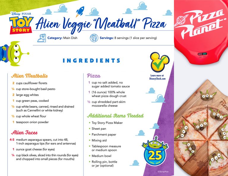 Learn to Make Green Alien and Rocket Ship Pizza With Disney's Toy Story ...
