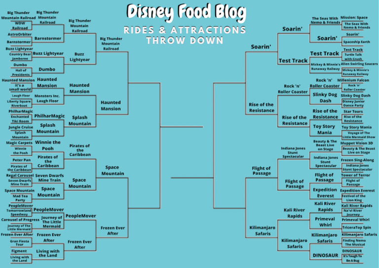 We've Reached the End of Round THREE in the Disney World Rides and ...
