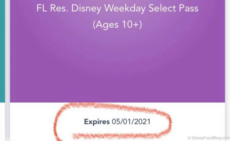 NEWS! Some Disney World Annual Passes Now Display Extended Expiration ...