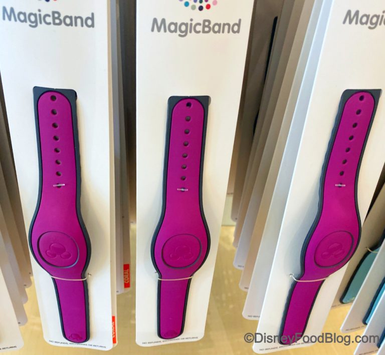 We're OBSESSED With These NEW Magenta MagicBands Spotted at Disney ...