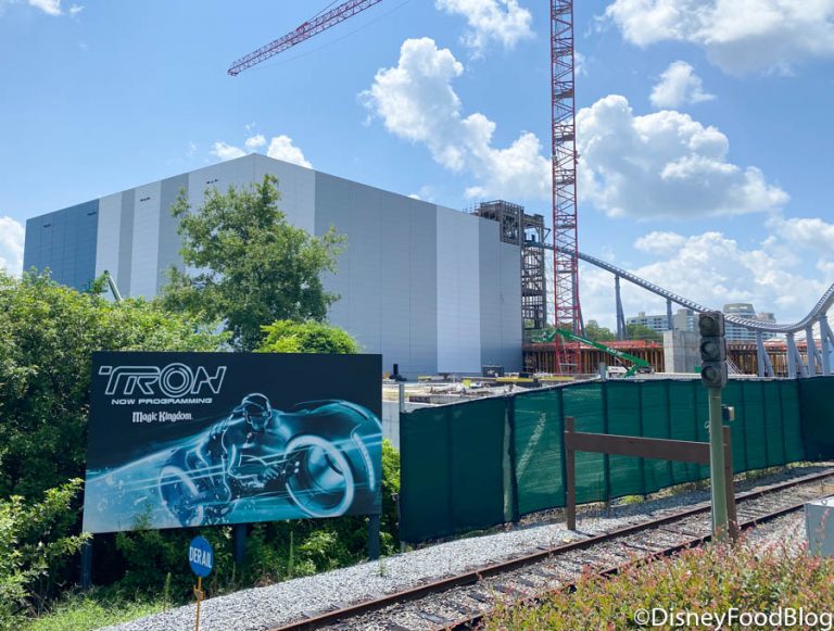 Construction Update! See What TRON: Lightcycle Run at Magic Kingdom ...