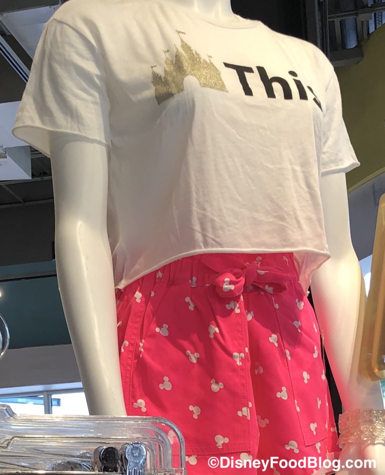 Rep Your Love of Disney World in Style With This Cinderella Castle Crop ...