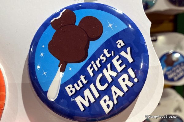 'But First, a MICKEY BAR!' We Found NEW Disney Snack Buttons in Disney ...