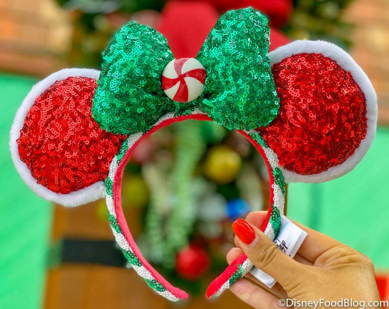 Disney's Peppermint Minnie Ears Are Now Available ONLINE! | the disney ...
