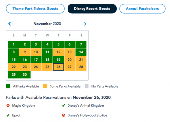 Magic Kingdom Park Passes Are FULL for Select Guests on Thanksgiving ...