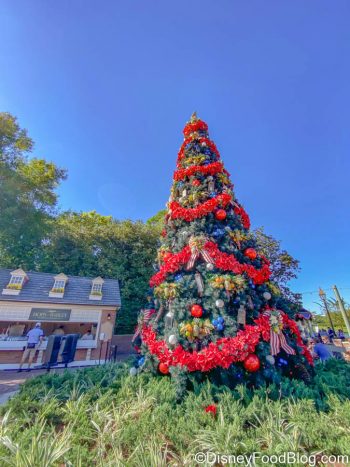 PHOTOS: Christmas Decorations Are FINALLY Up in EPCOT! | the disney ...
