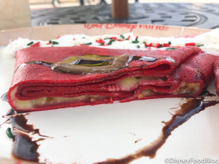 Review: Is This Eggnog Crepe in Disney World WAY Too Intense? | the ...