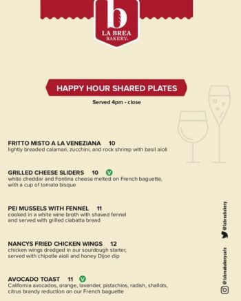 La Brea Bakery Cafe Introduces NEW Happy Hour Menu At Downtown Disney ...