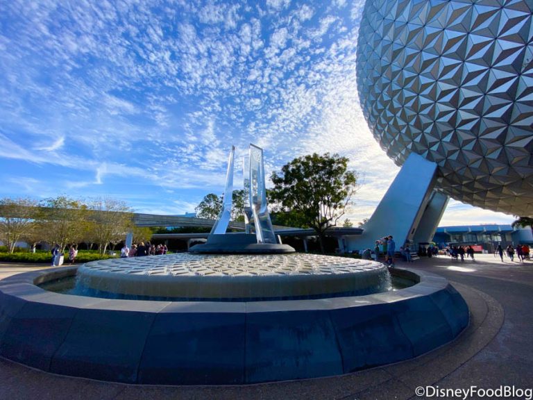 Photos and Videos: EPCOT Unveils the New Entrance Fountain (And We're ...