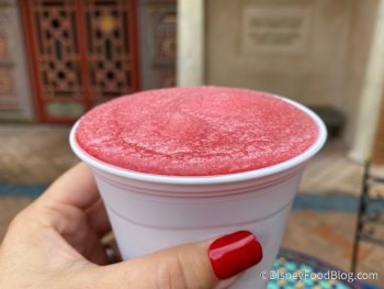 REVIEW: This New Slushy At Disney World Says PUCKER UP! | the disney ...