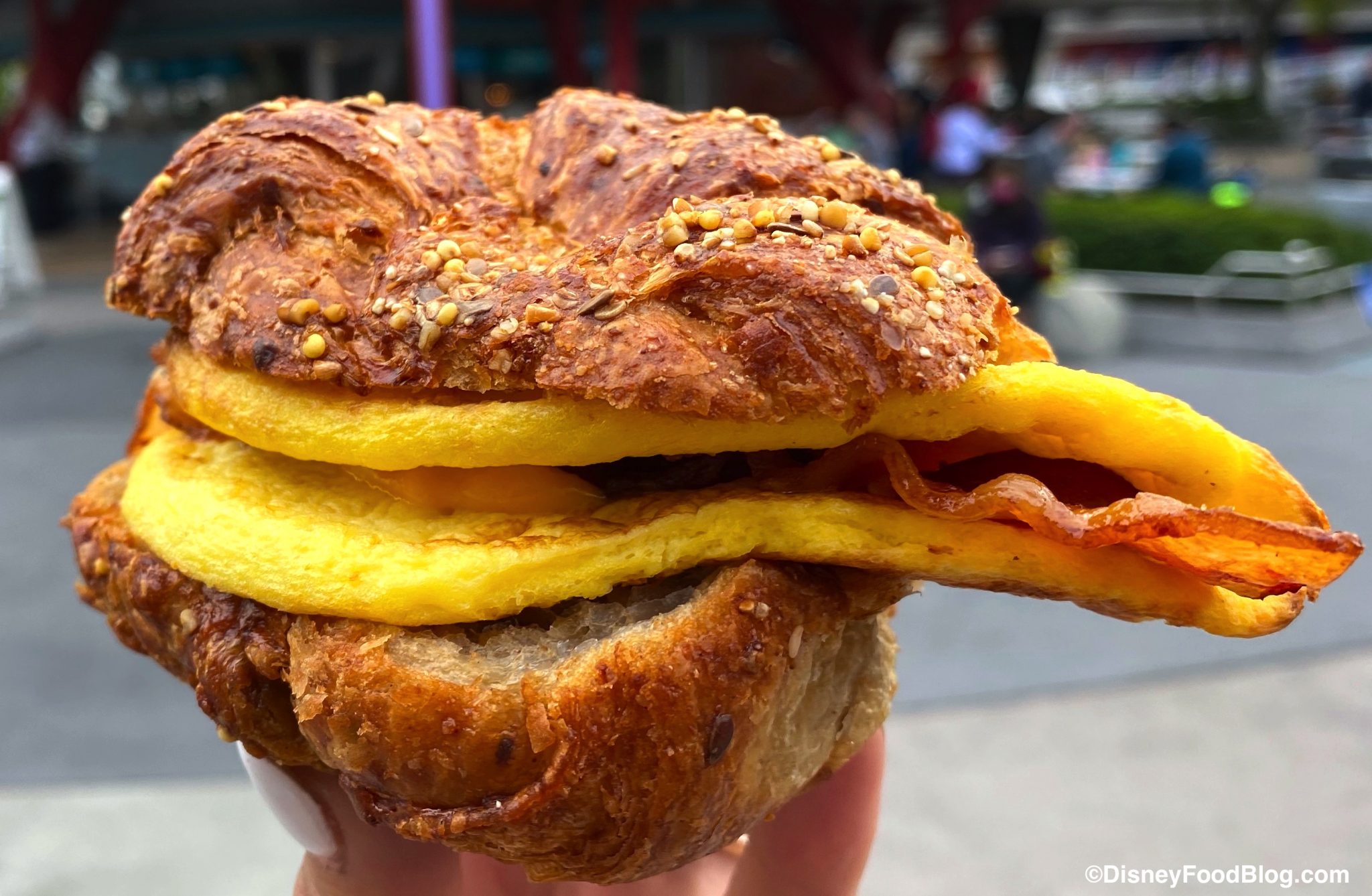 REVIEW! This Breakfast Sandwich in Disney World is Filling AND Budget ...
