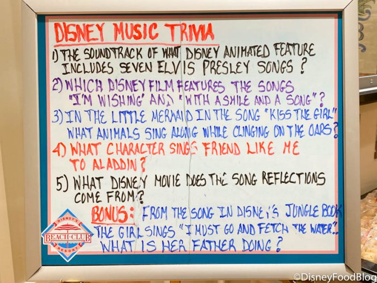 Can YOU Solve the Fun Disney Music Trivia We Spotted at a Disney Resort ...