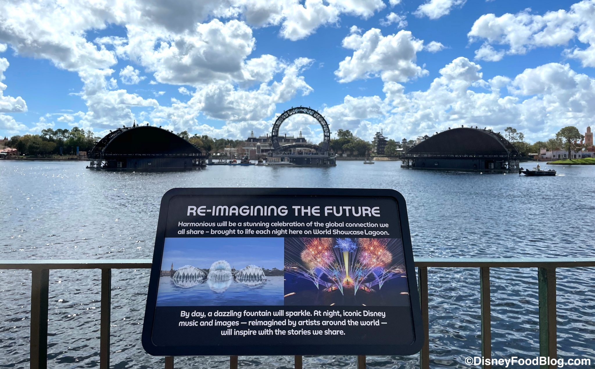 PHOTOS: Harmonious Keeps Taking Shape in EPCOT With a Centerpiece ...