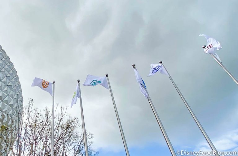 PHOTOS AND VIDEO! EPCOT's Entrance Area Just Got a Very Cool Final ...