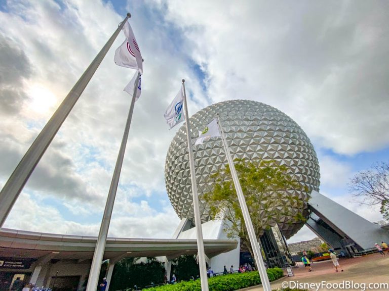PHOTOS AND VIDEO! EPCOT's Entrance Area Just Got a Very Cool Final ...