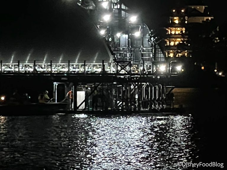Photos & Video: EPCOT Tests Scary Water Arm for New Fireworks Show ...