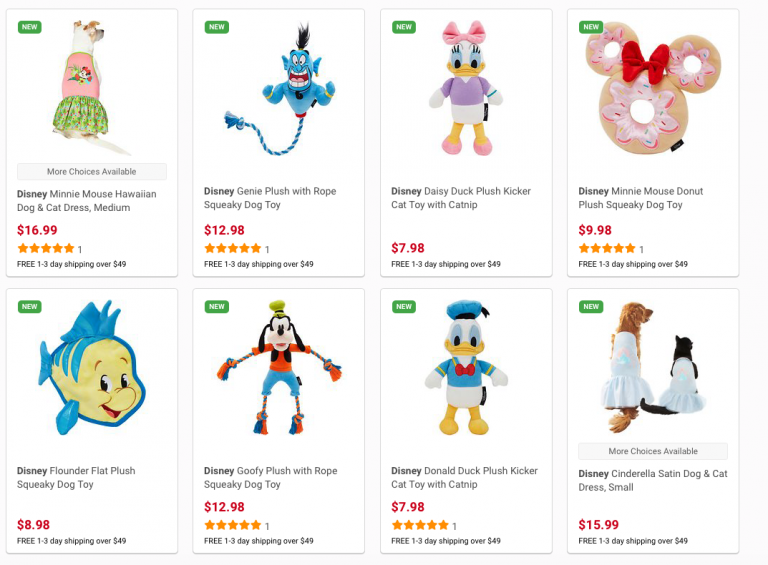 Get OVER 400(!!!) NEW Disney Items For Your Pets Online | the disney ...
