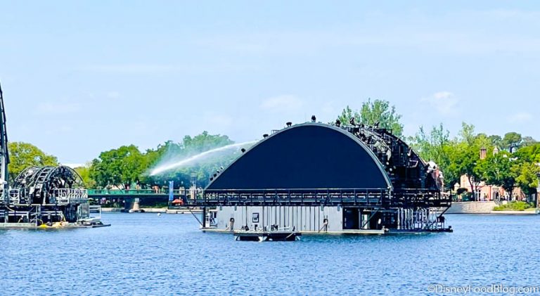 What's New in EPCOT: Harmonious Barge Testing and Spaceship Earth ...