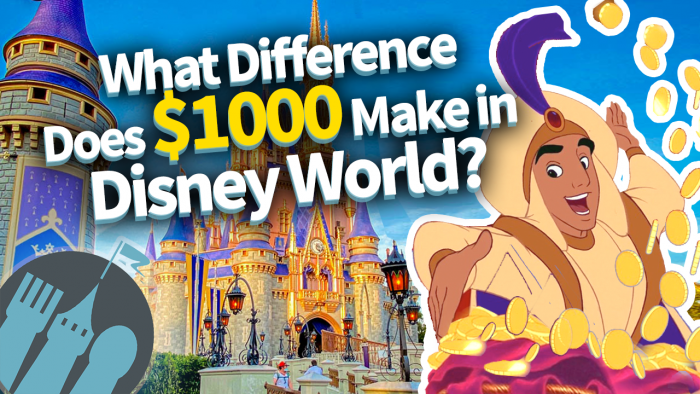 DFB Video: What Difference Does $1,000 Make in Disney World? | the ...