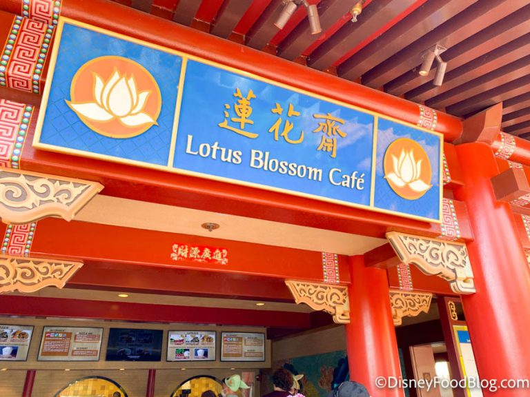 REVIEW: TWO New Menu Items Arrived at EPCOT's Lotus Blossom Cafe! | the ...