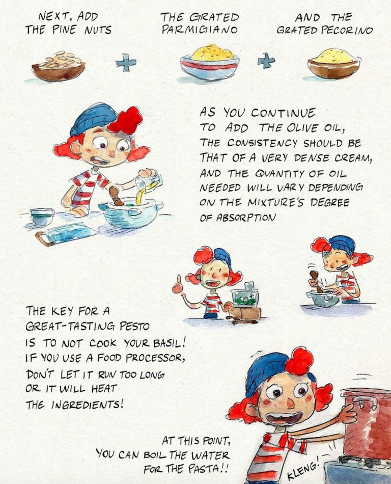RECIPE: How to Make Trenette al Pesto from Pixar's 'Luca' | the disney ...