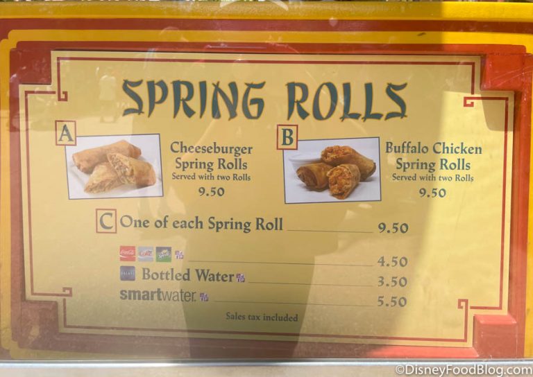 Review: Buffalo Chicken Spring Rolls Are BACK in Disney World! | the ...