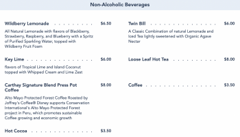 PHOTOS: See the NEW Menu for Carthay Circle in Disneyland Resort! | the ...