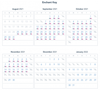 ALL of the Magic Key Blockout Dates for Disneyland | the disney food blog