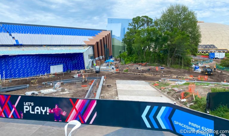 PHOTOS: See the EPCOT Construction from the Sky! | the disney food blog